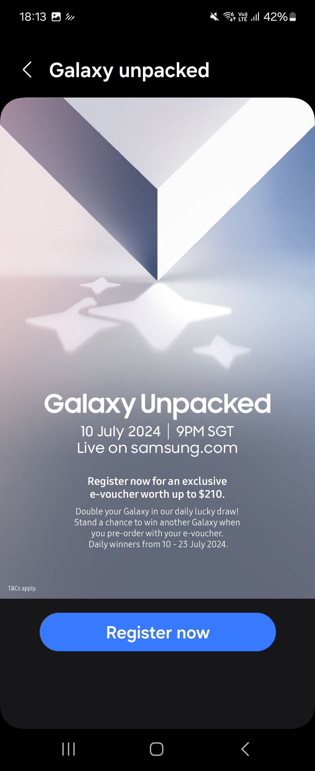 Samsung Galaxy Unpacked e-voucher - Samsung Members
