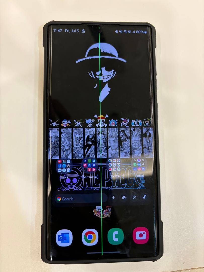 Green line on my S22U screen - Samsung Members