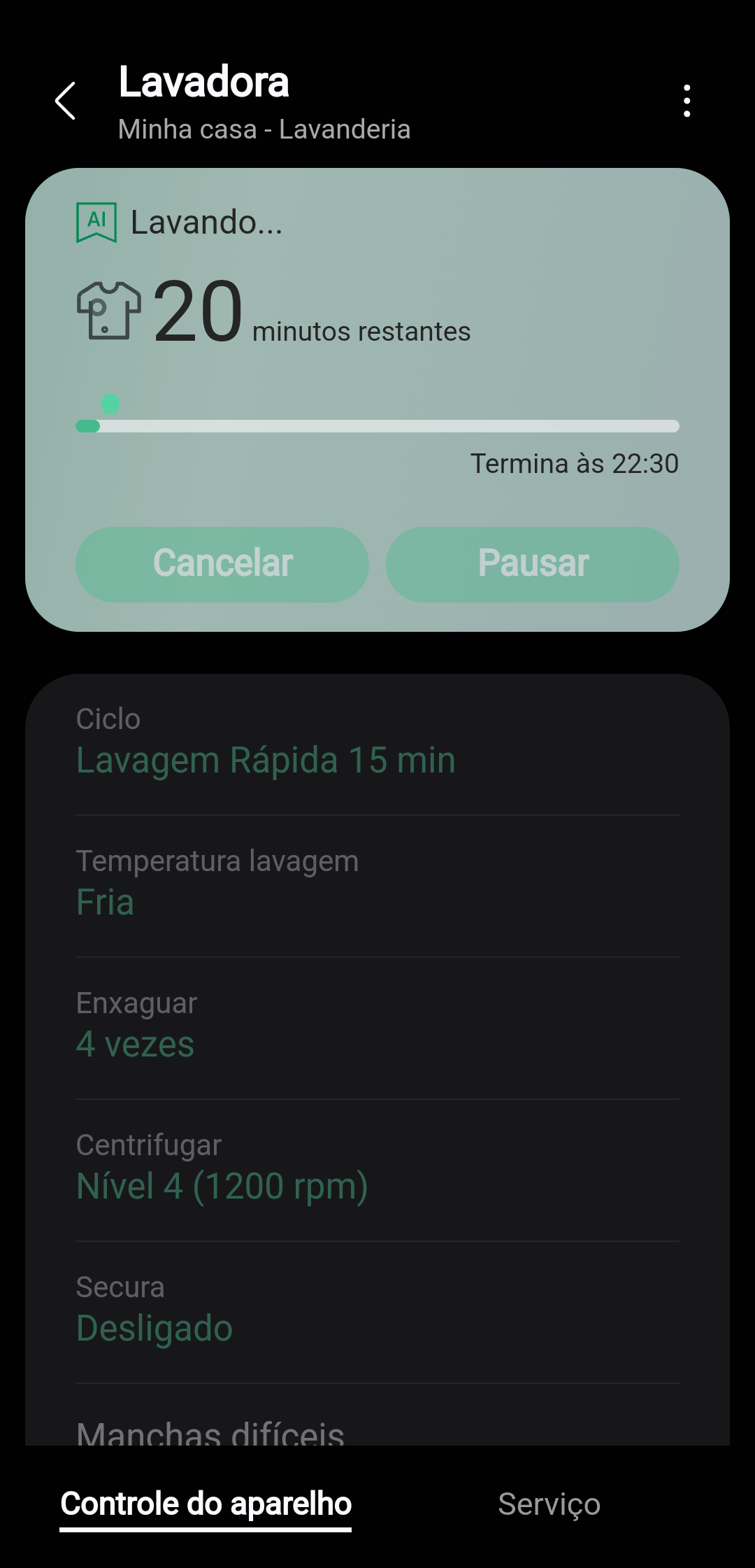 Smarthings nova versão do plug-in lavadora - Samsung Members