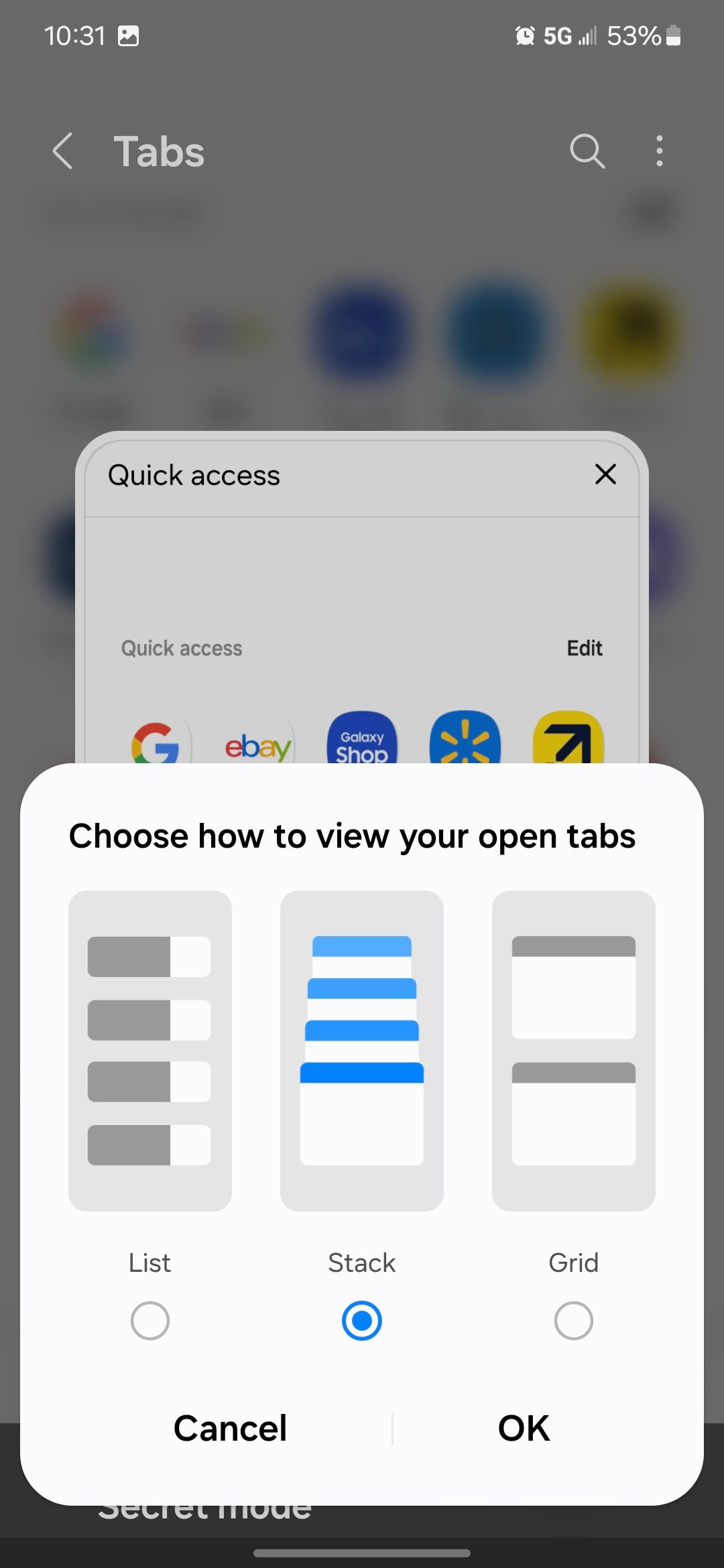 Solved: Samsung Internet Tabs - Samsung Members