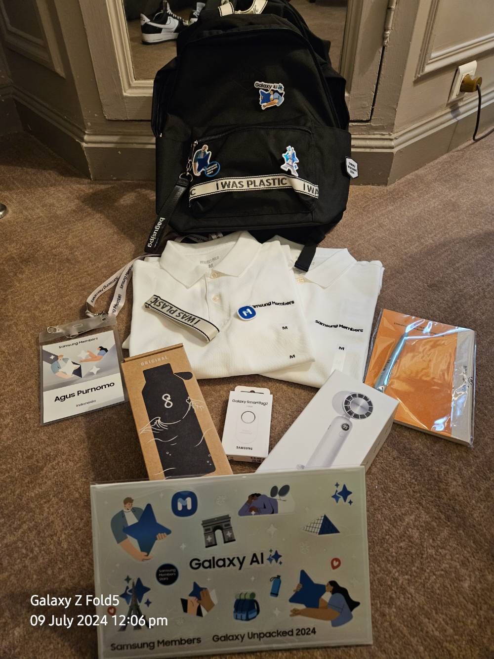WELCOMING KIT - Galaxy Unpacked in Paris - Samsung Members