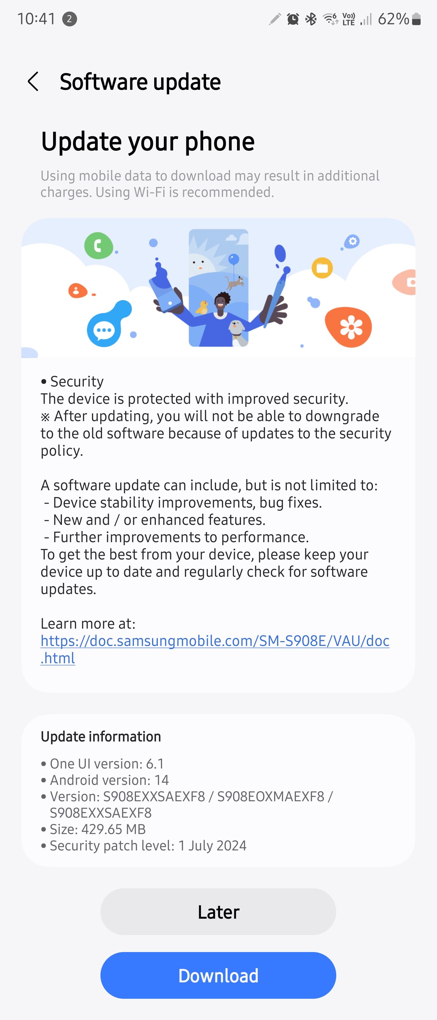 S22 Ultra Security Patch Available - Samsung Members
