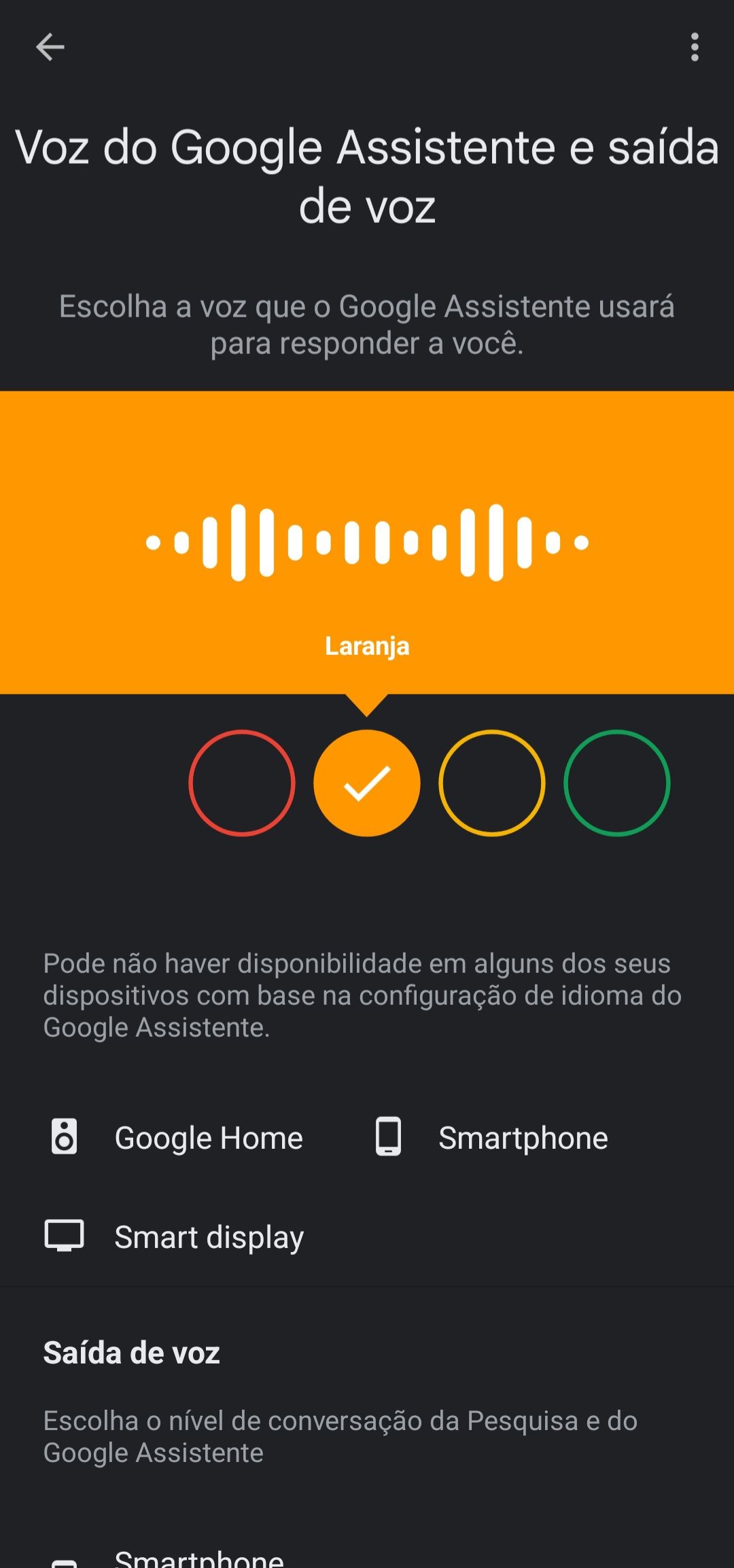 Mudar a voz do Assistente/Gemini - Samsung Members
