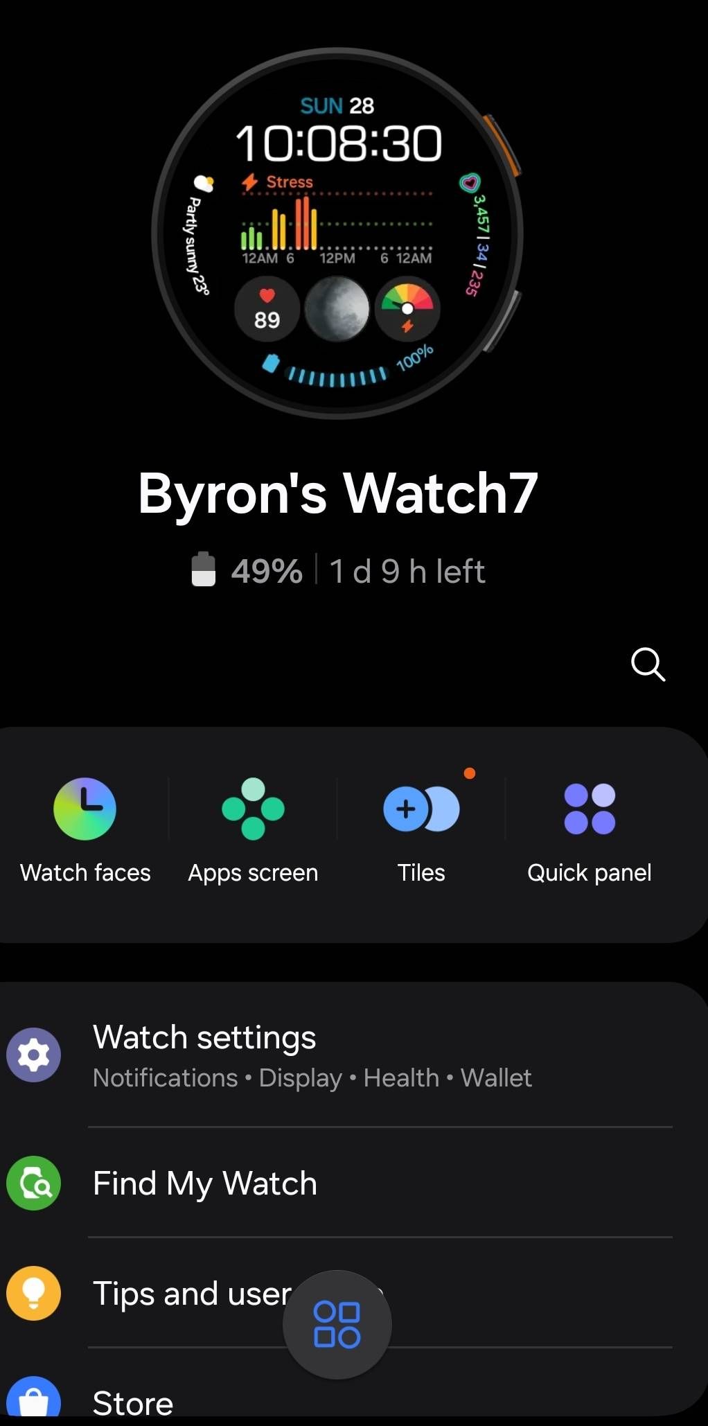Watch7 pre-loaded faces 👌 - Samsung Members