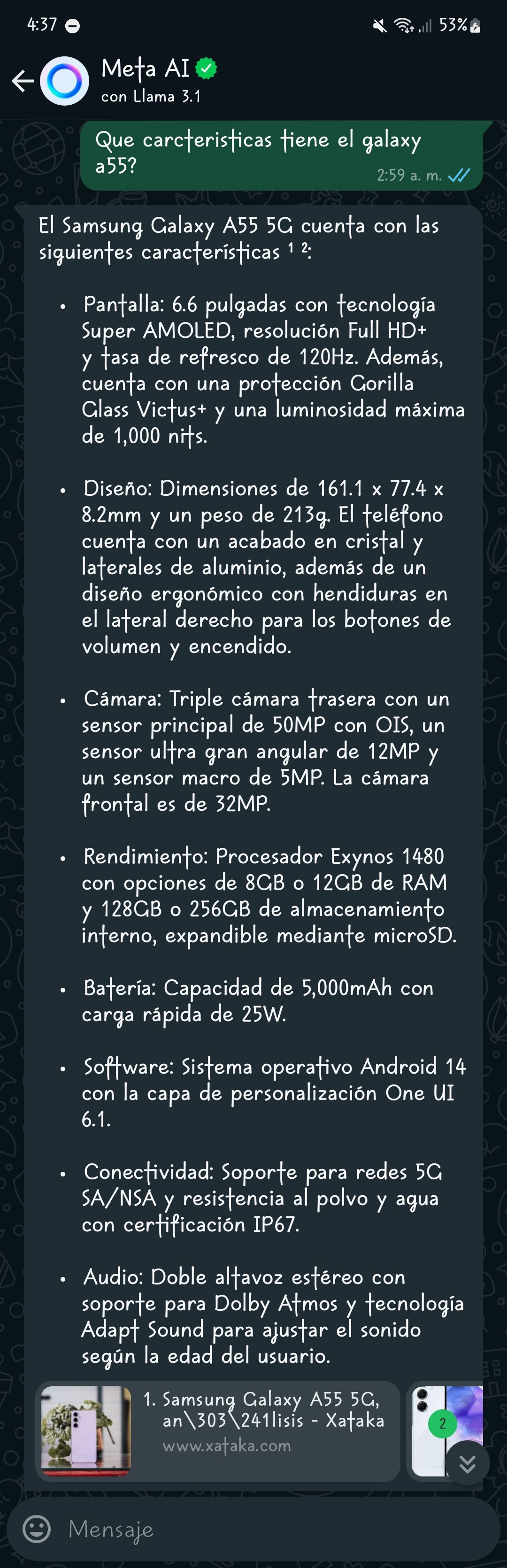 Amo mi Galaxy A55 5G version MXO - Samsung Members