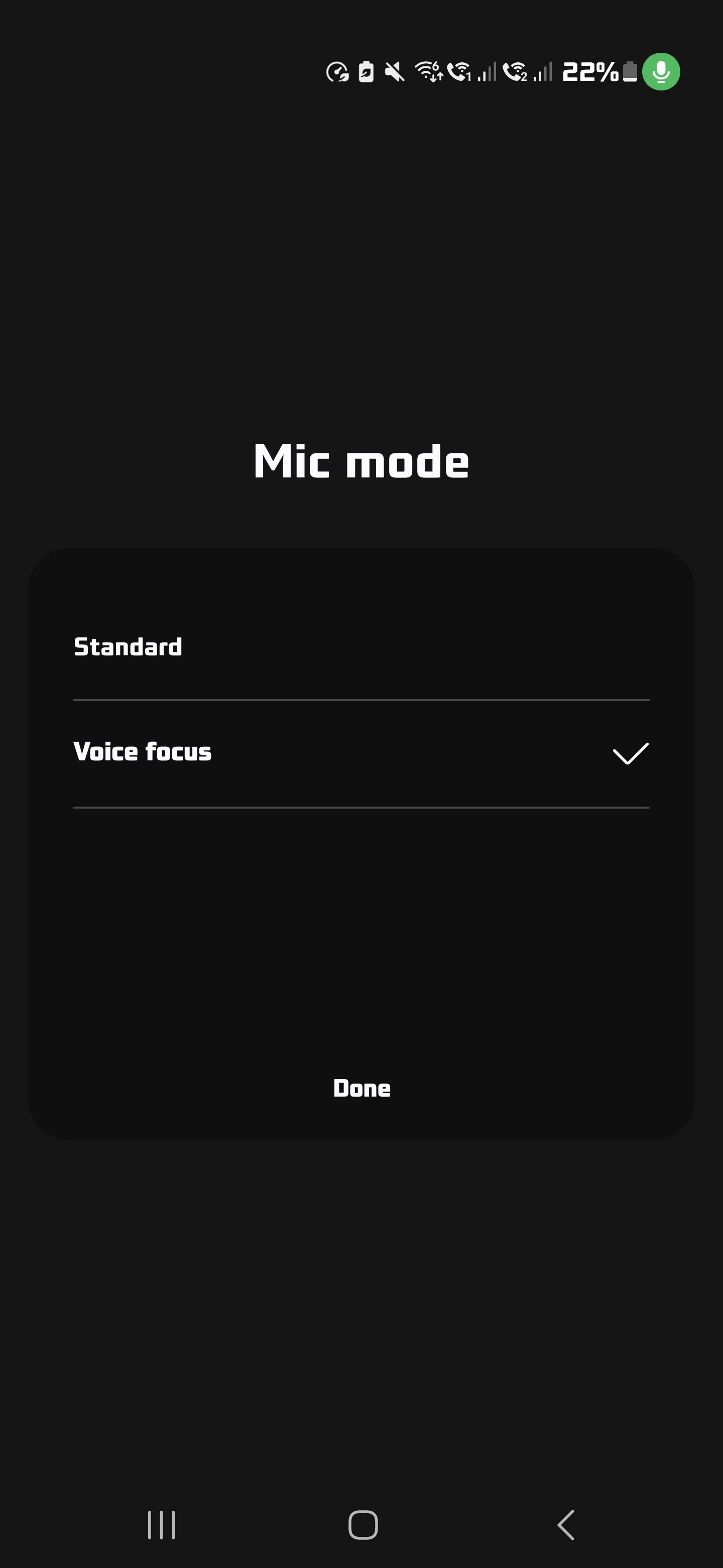 Voice Focus - Samsung Members