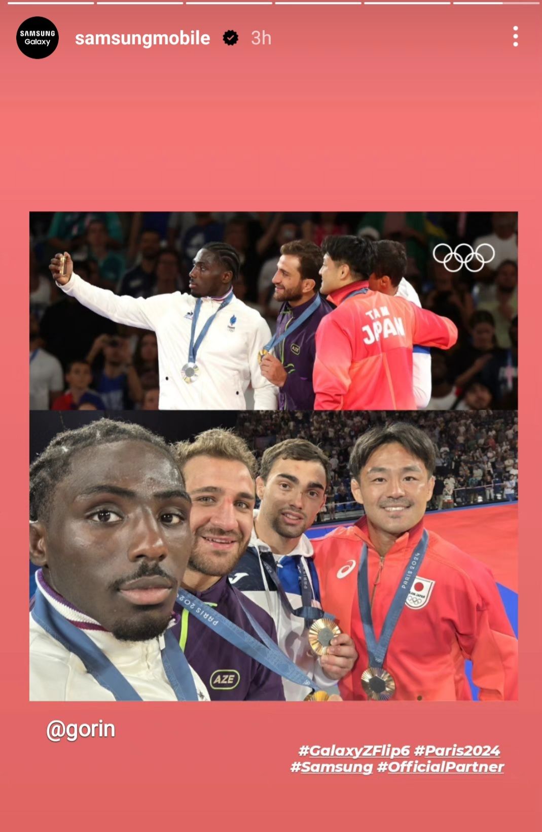 Victory Selfies at the Olympics - Samsung Members