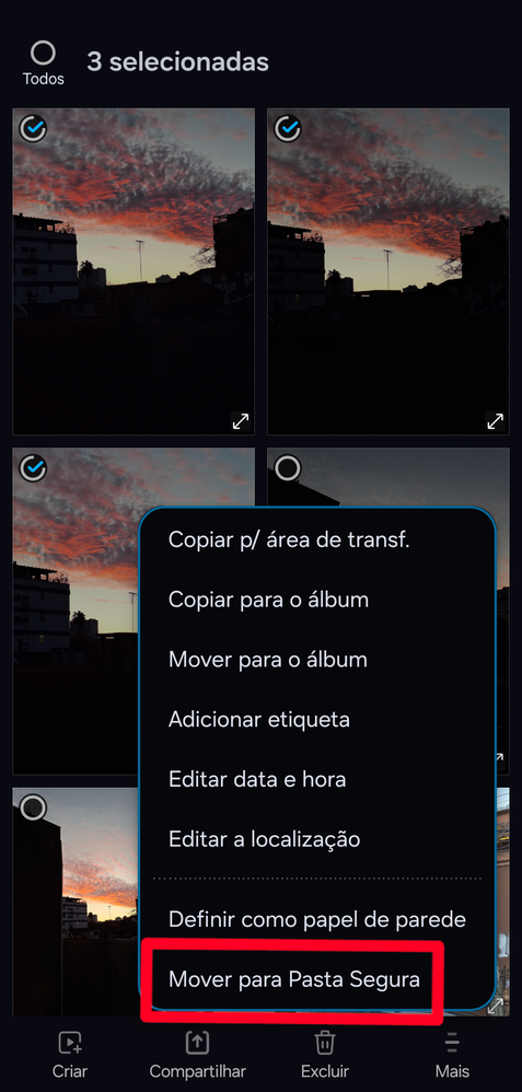 Dica - Como mover fotos para Pasta Segura - Samsung Members
