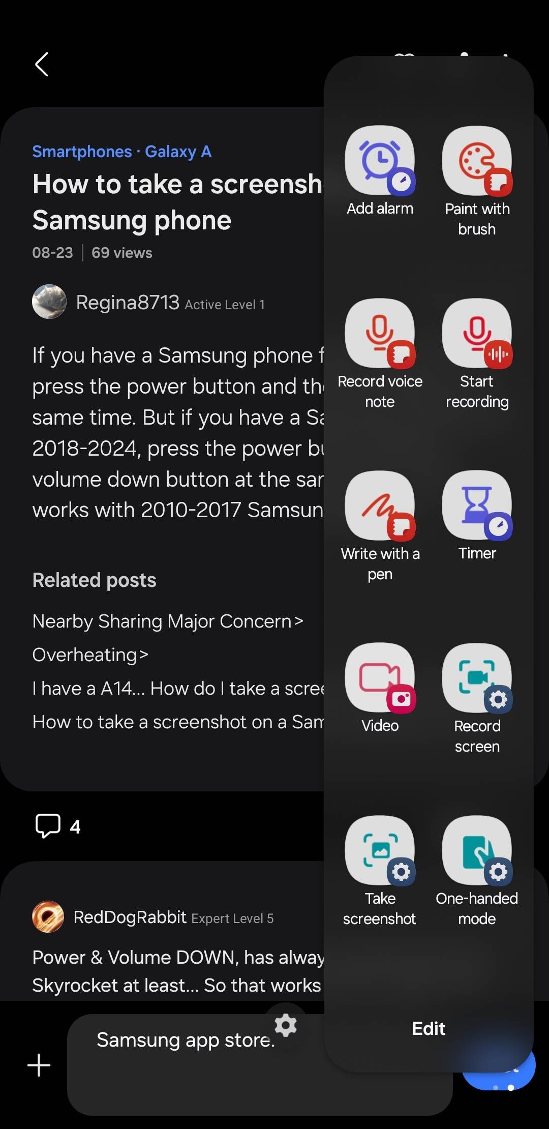 How to take a screenshot on a Samsung phone - Samsung Members