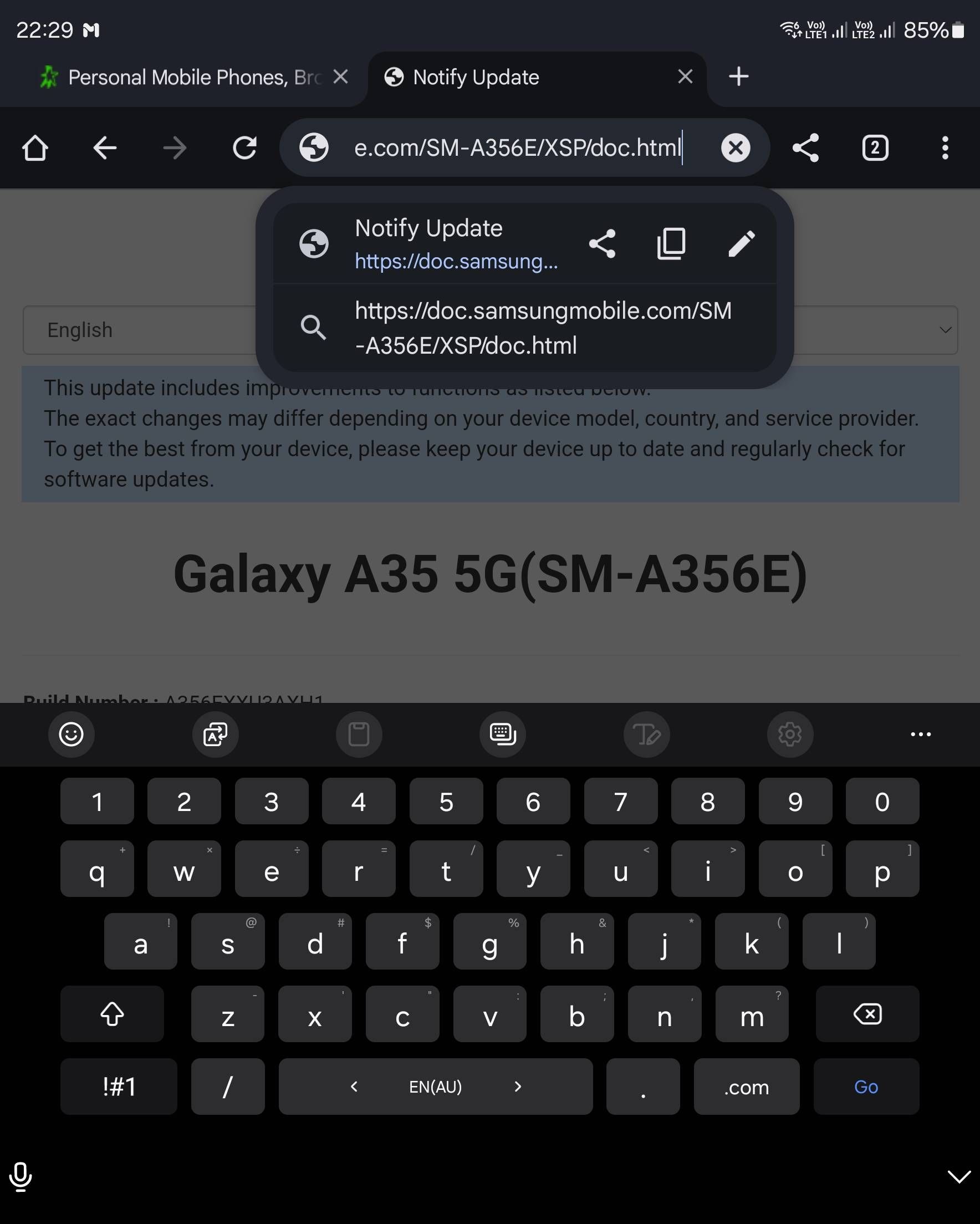 Does A35 support e-sim? - Samsung Members