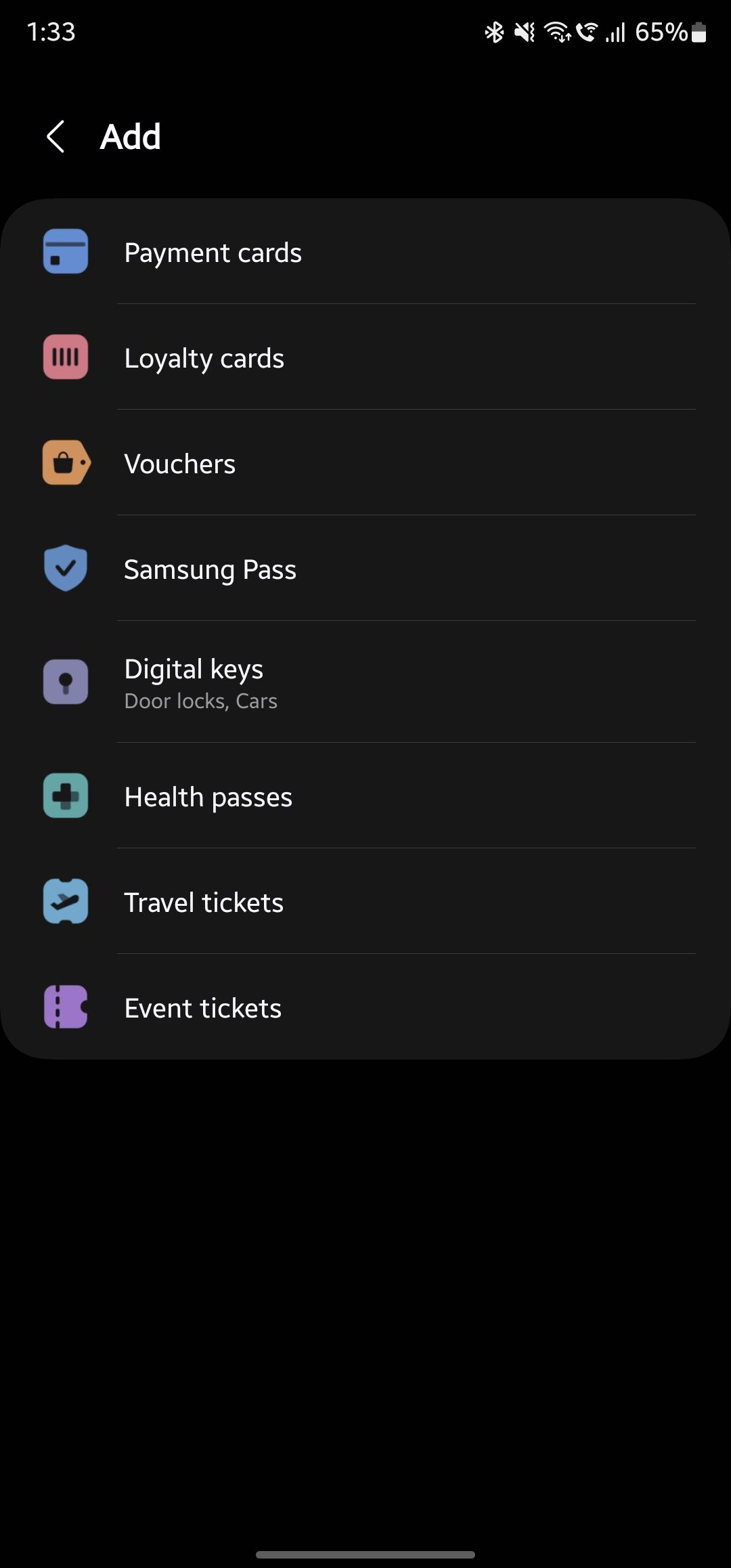Is it possible to add access card or parking card ... - Samsung Members