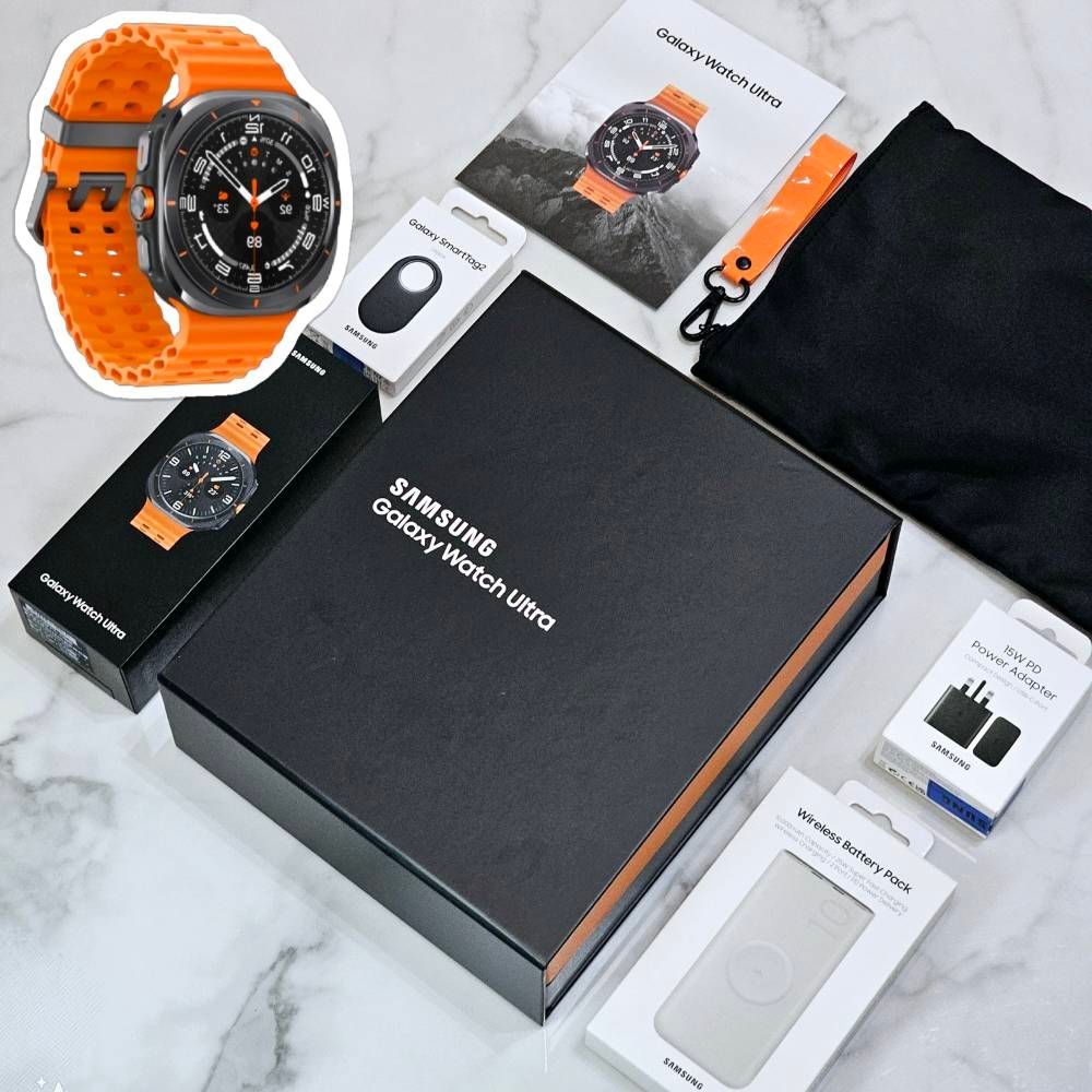 Unboxing the Galaxy Watch Ultra Adventure Pack onl... - Samsung Members