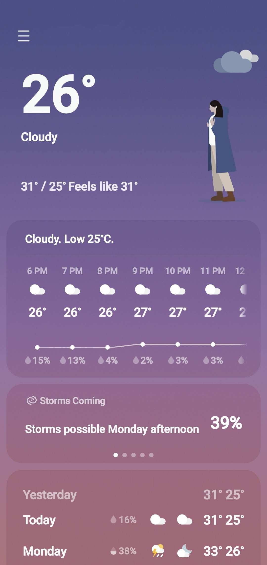 Weather App - Samsung Members