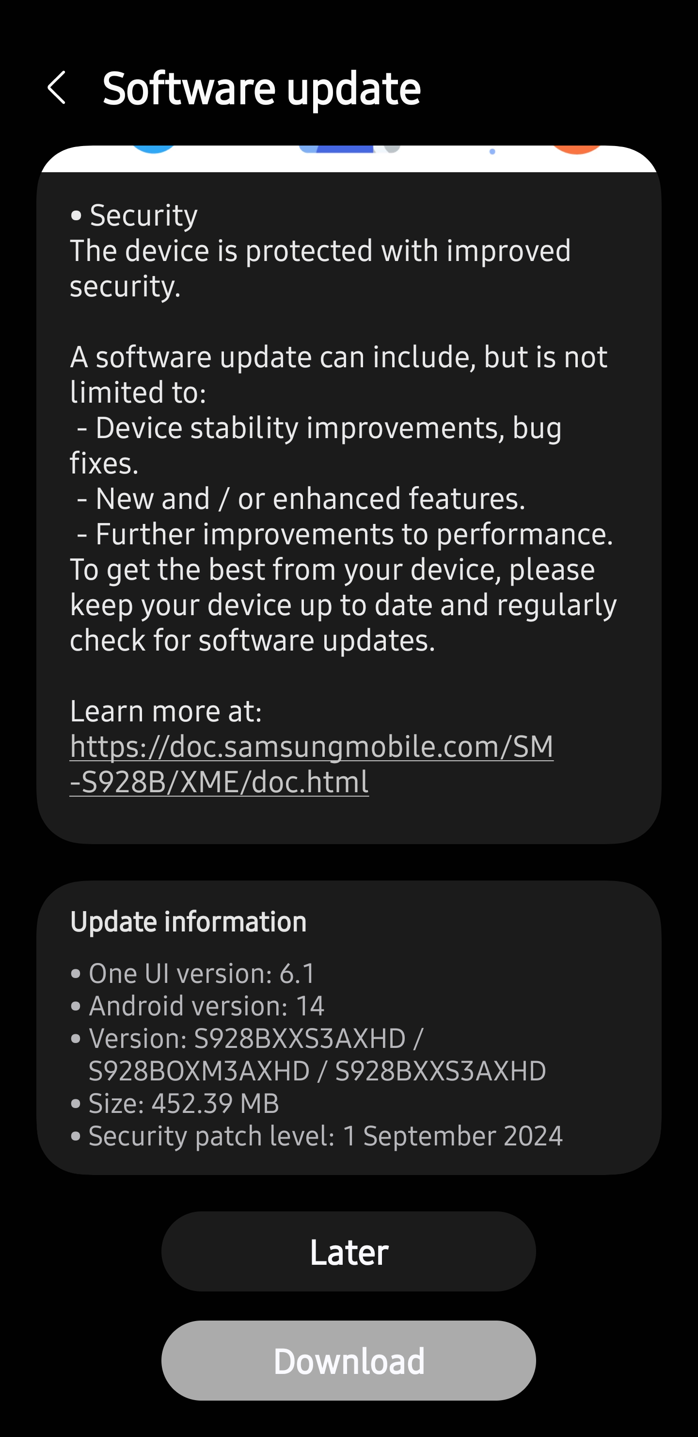 S24 ultra security update - Samsung Members