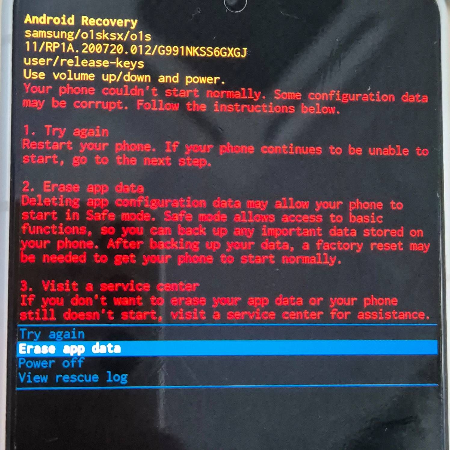 갤럭시 21 erase app data - Samsung Members