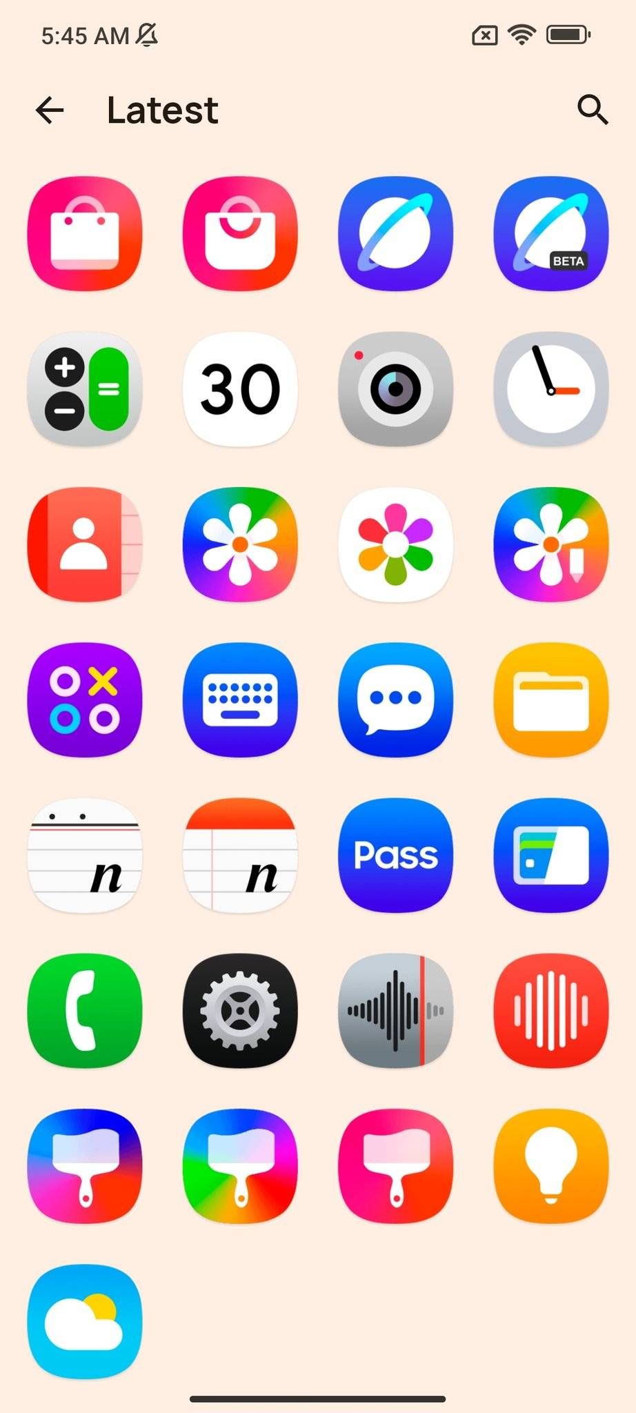 @Samsung: Íconos de One UI 7.0 - Samsung Members