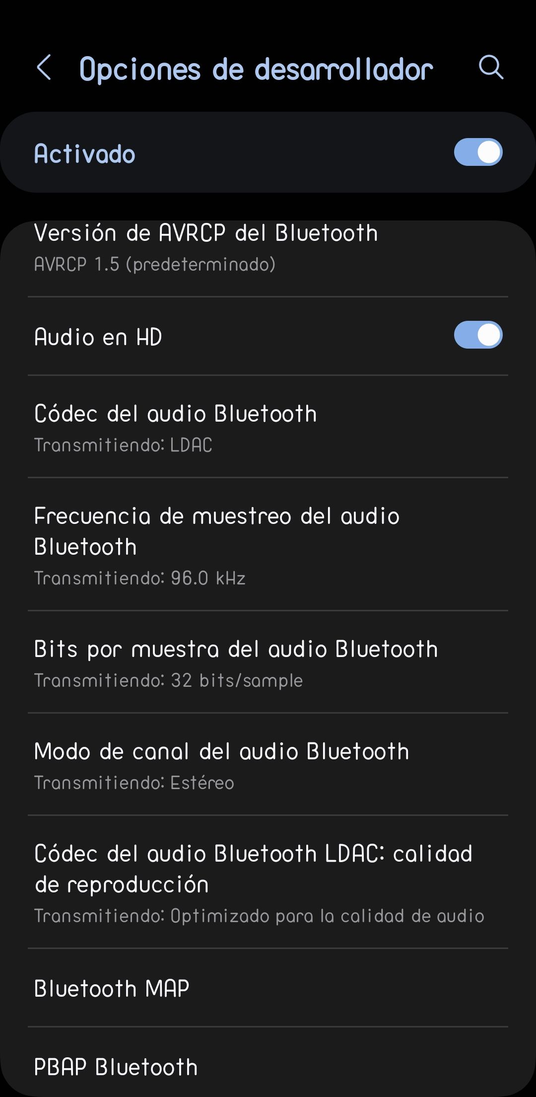 ¿Cómo activar el Códec LDAC? - Samsung Members