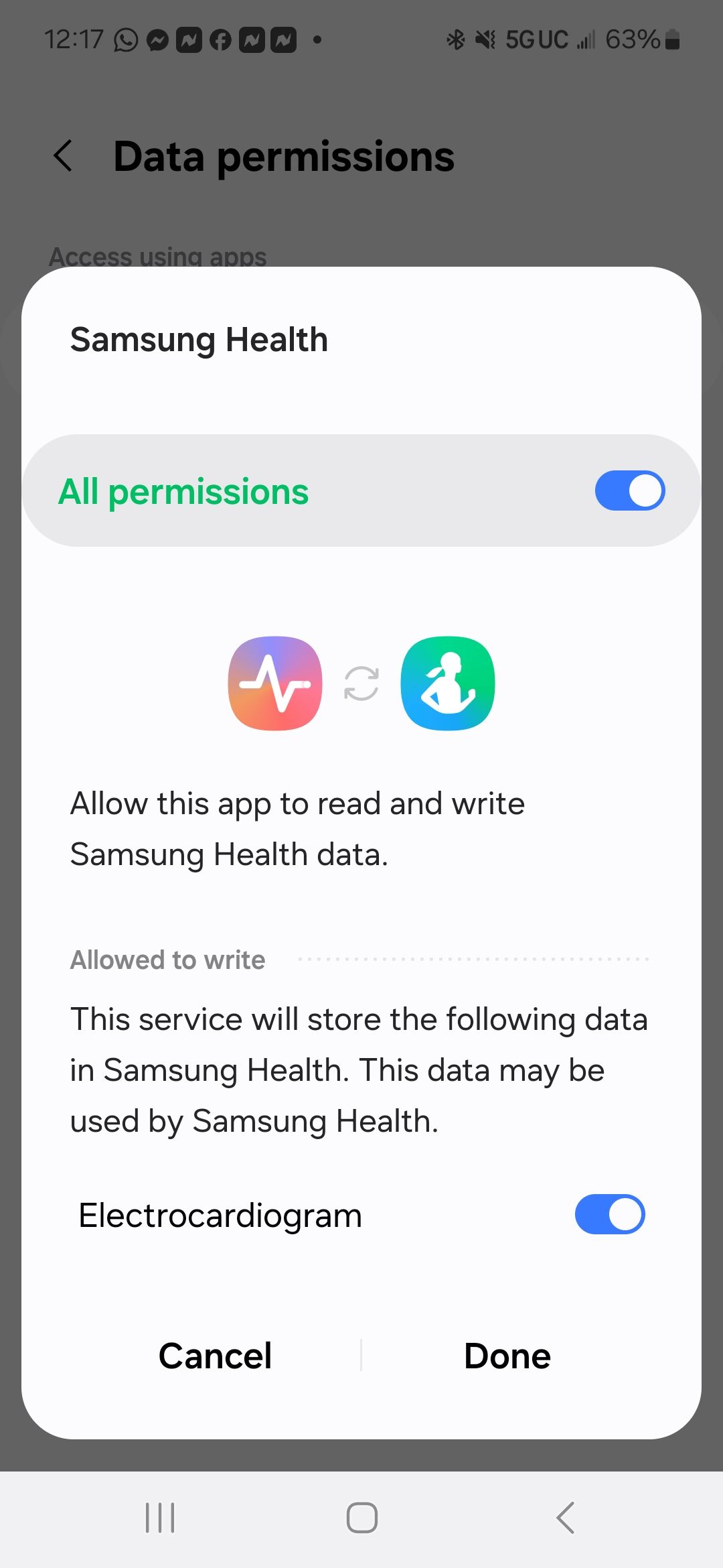 Blood Pressure not showing in samsung health? - Samsung Members