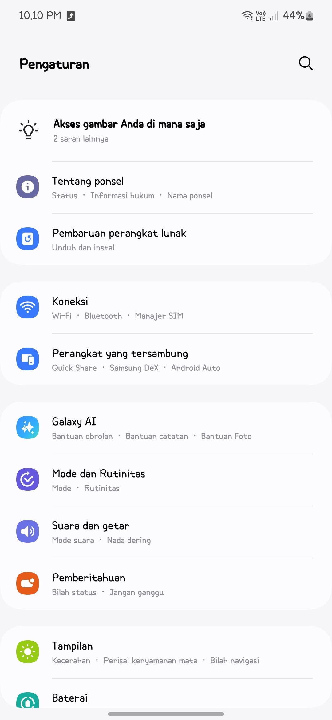 Solved: Custom Tampilan Samsung Setting - Samsung Members