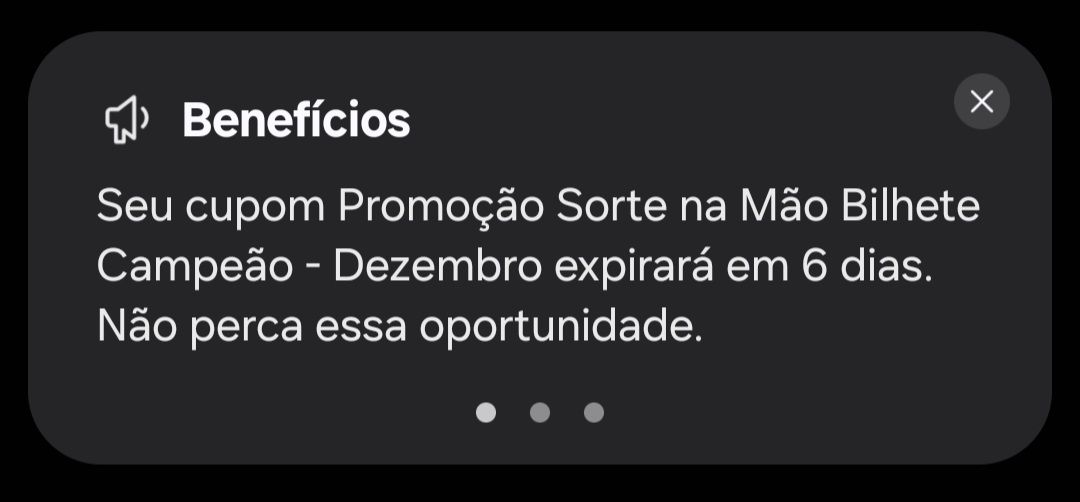 Solucionado: Quando aparece a mensagem que o cupom vai expirar ...