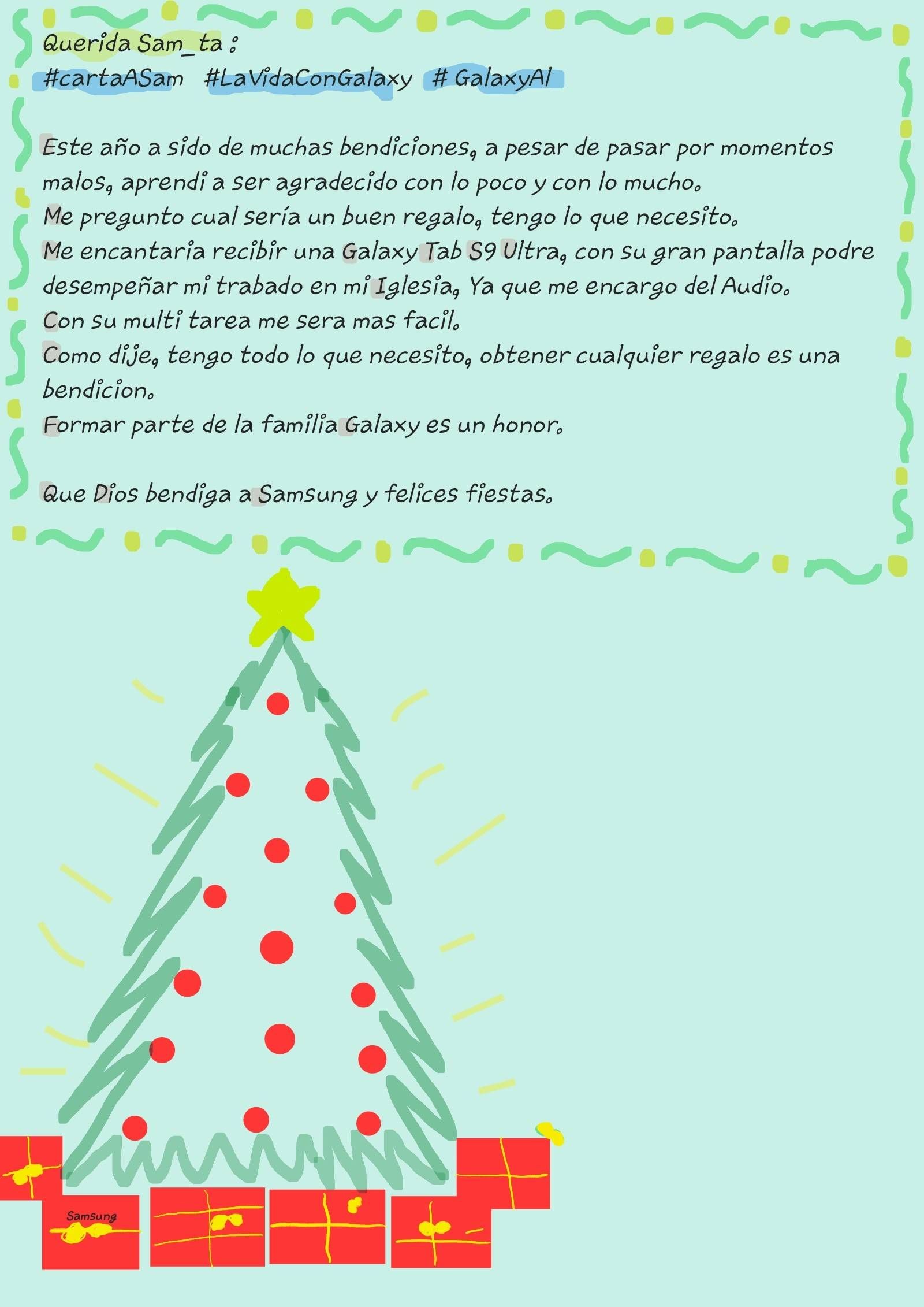 Carta a Sam_ta - Samsung Members