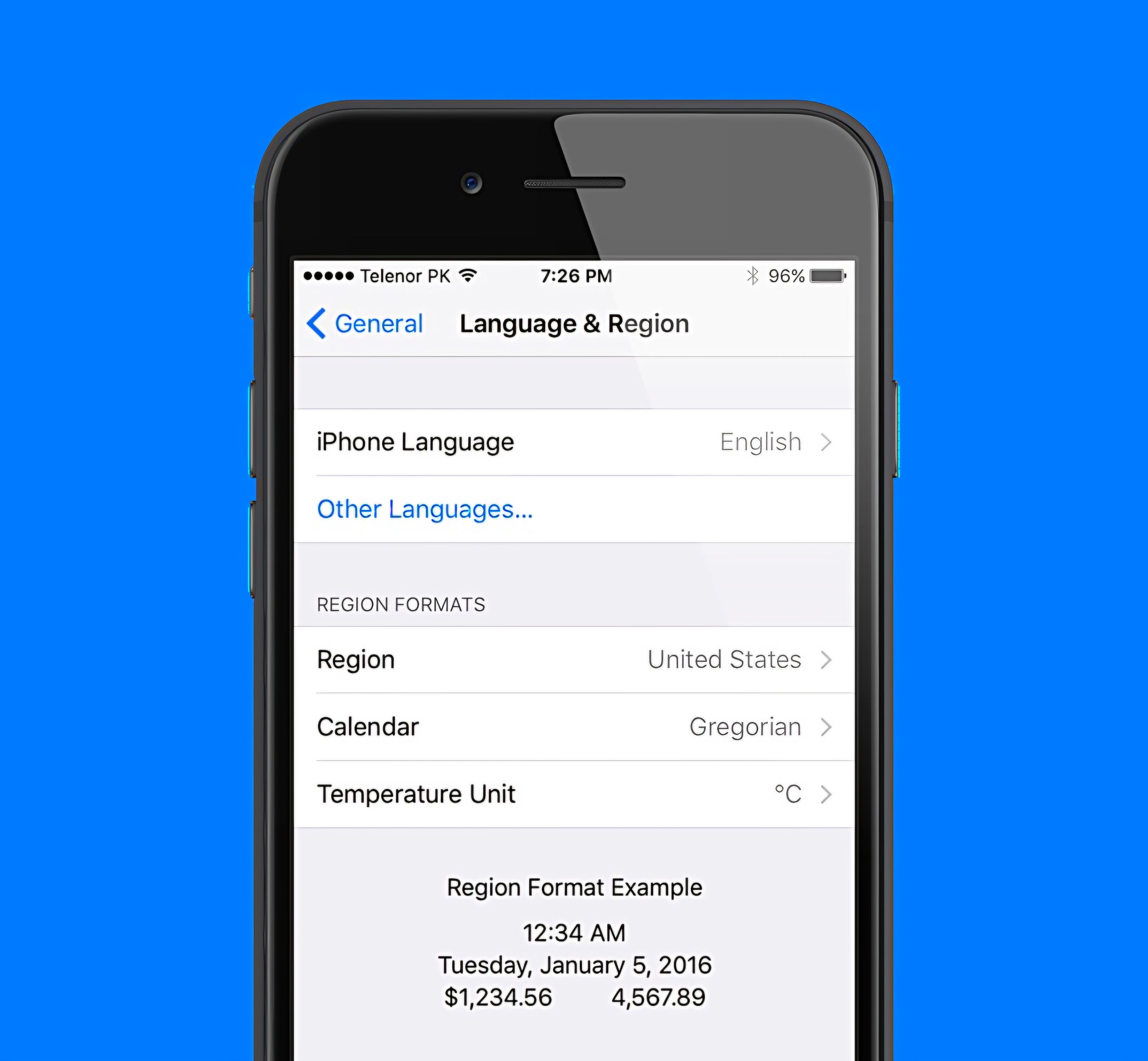 Regional preferences - Samsung Members