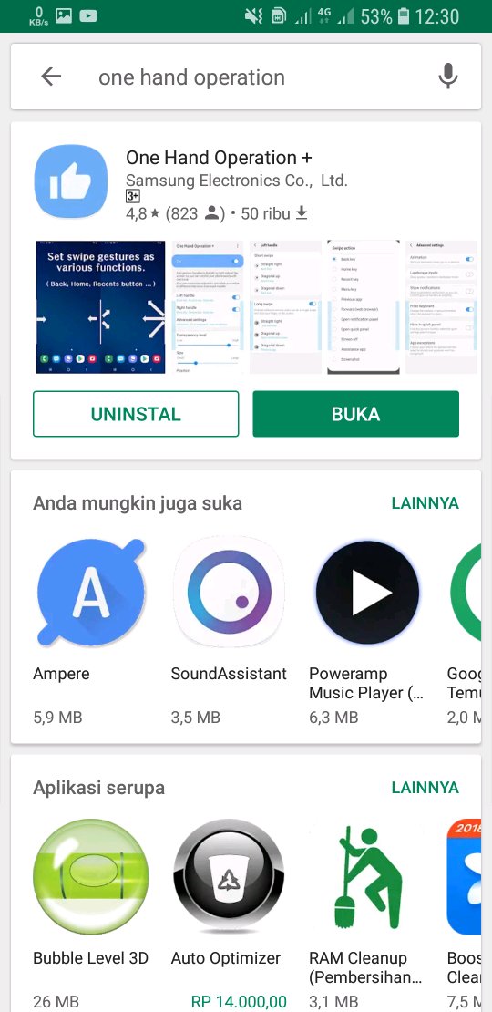 One Hand Operation + - Samsung Members