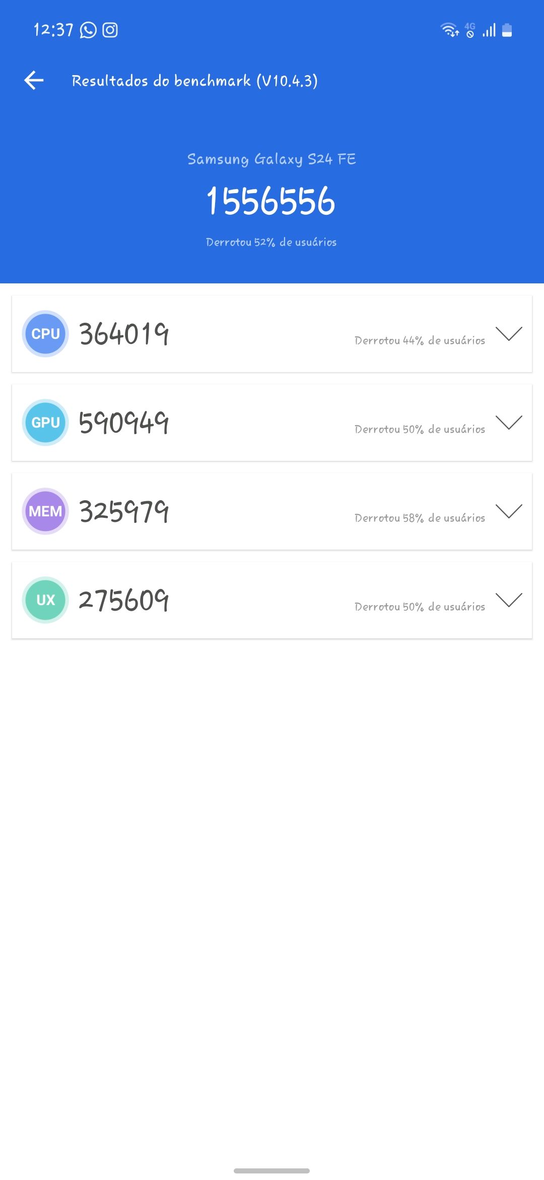 S24 fe Antutu Benchmark. - Samsung Members