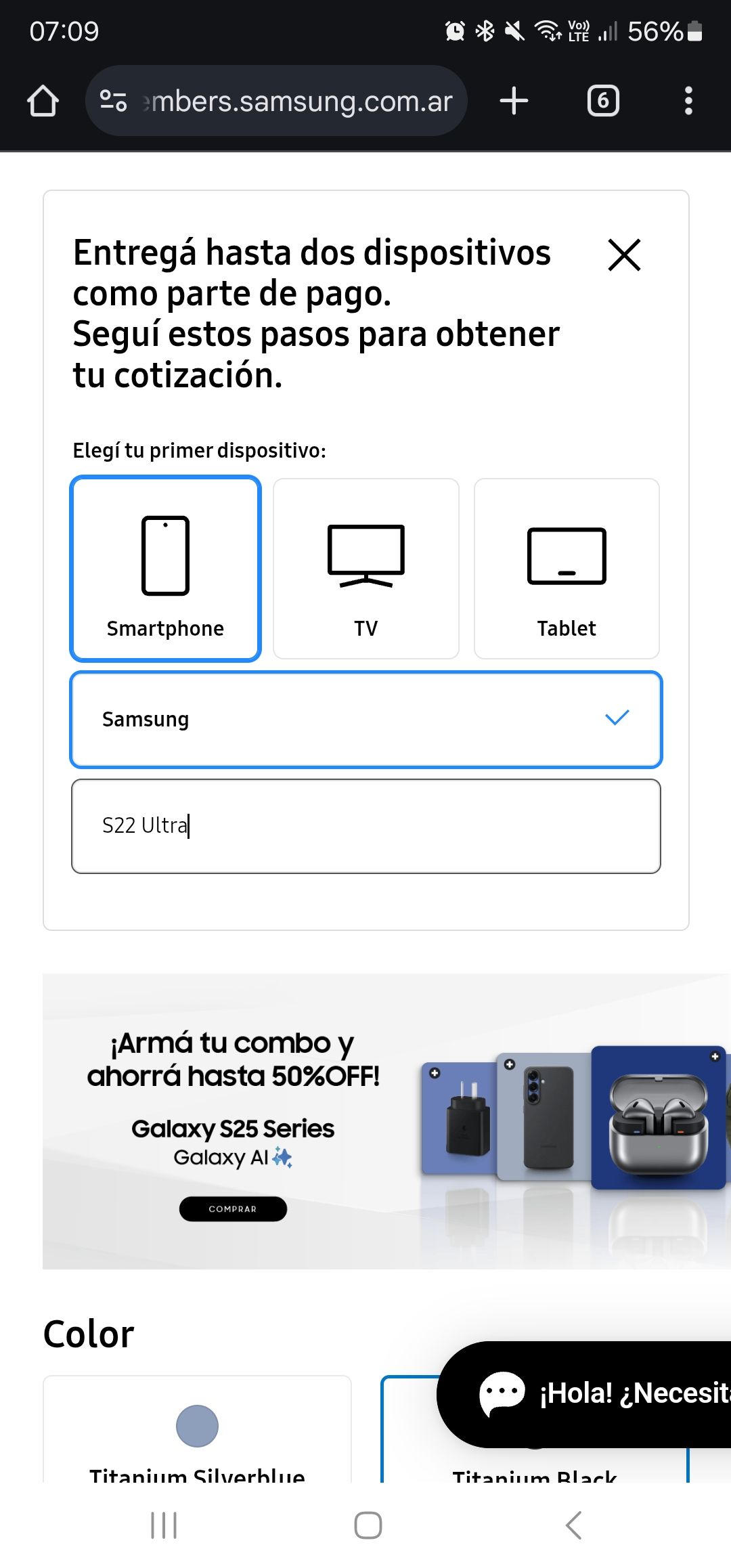 S25 Ultra en Tienda Samshop - Samsung Members