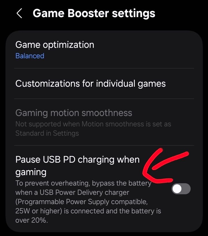Game booster settings - Samsung Members