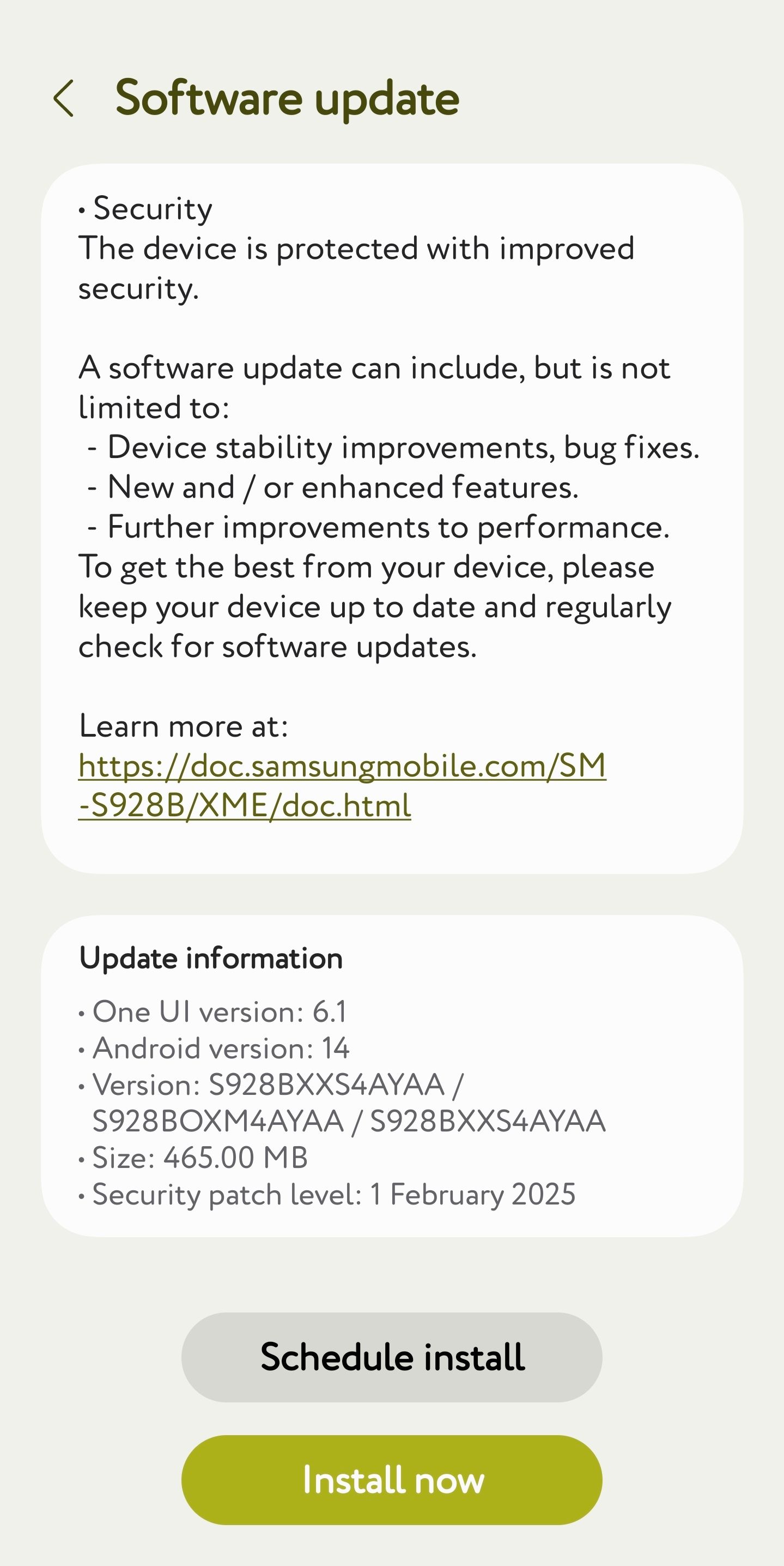 February Security Patch is released for S24U and S... - Samsung Members