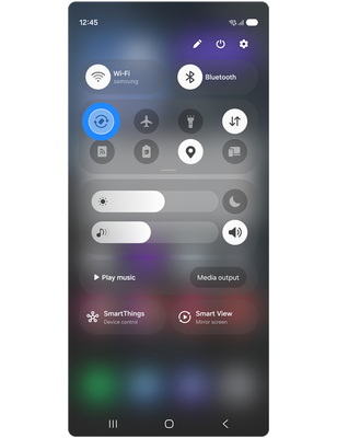 [Galaxy S25/Home Screen] Landscape Mode - Samsung Members