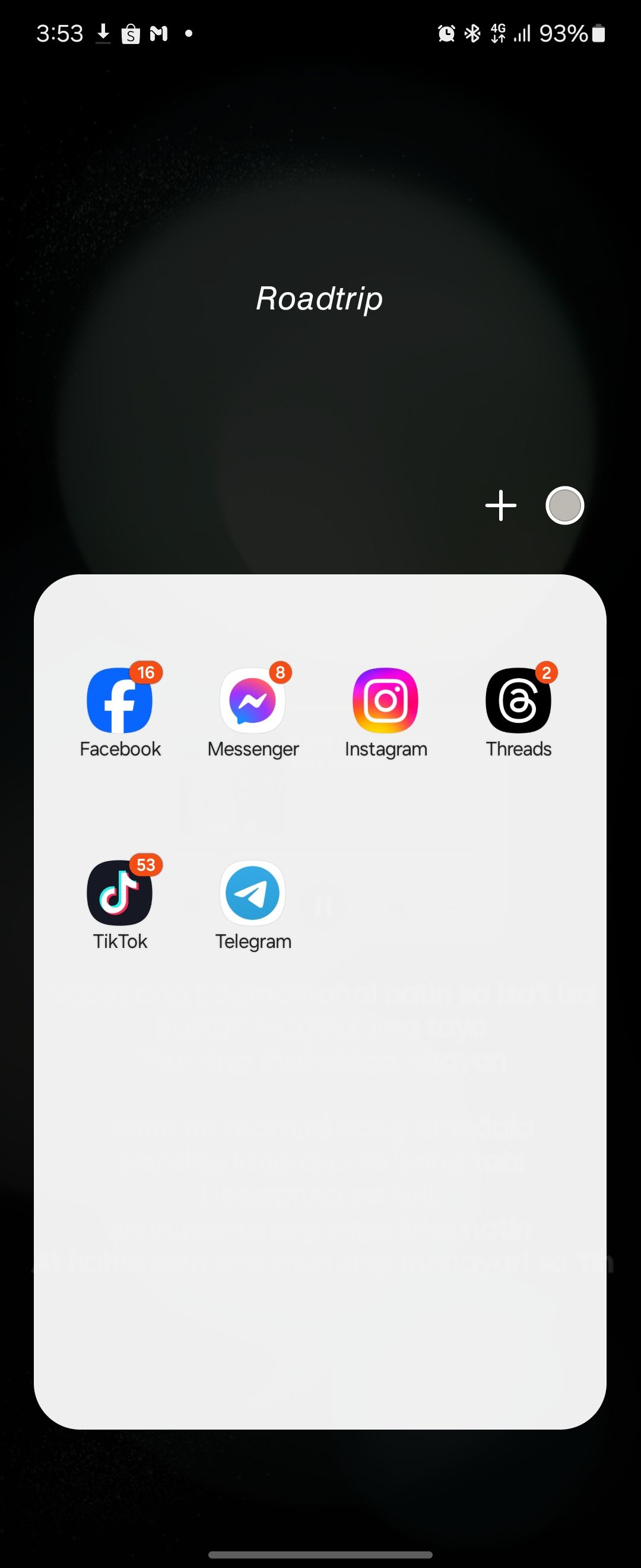 Messenger app icon turned to BLUE - Samsung Members