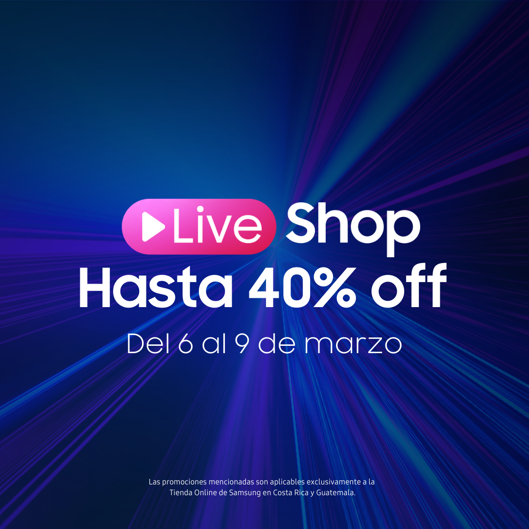 LIVE SHOP ESTÁ DE VUELTA - Samsung Members