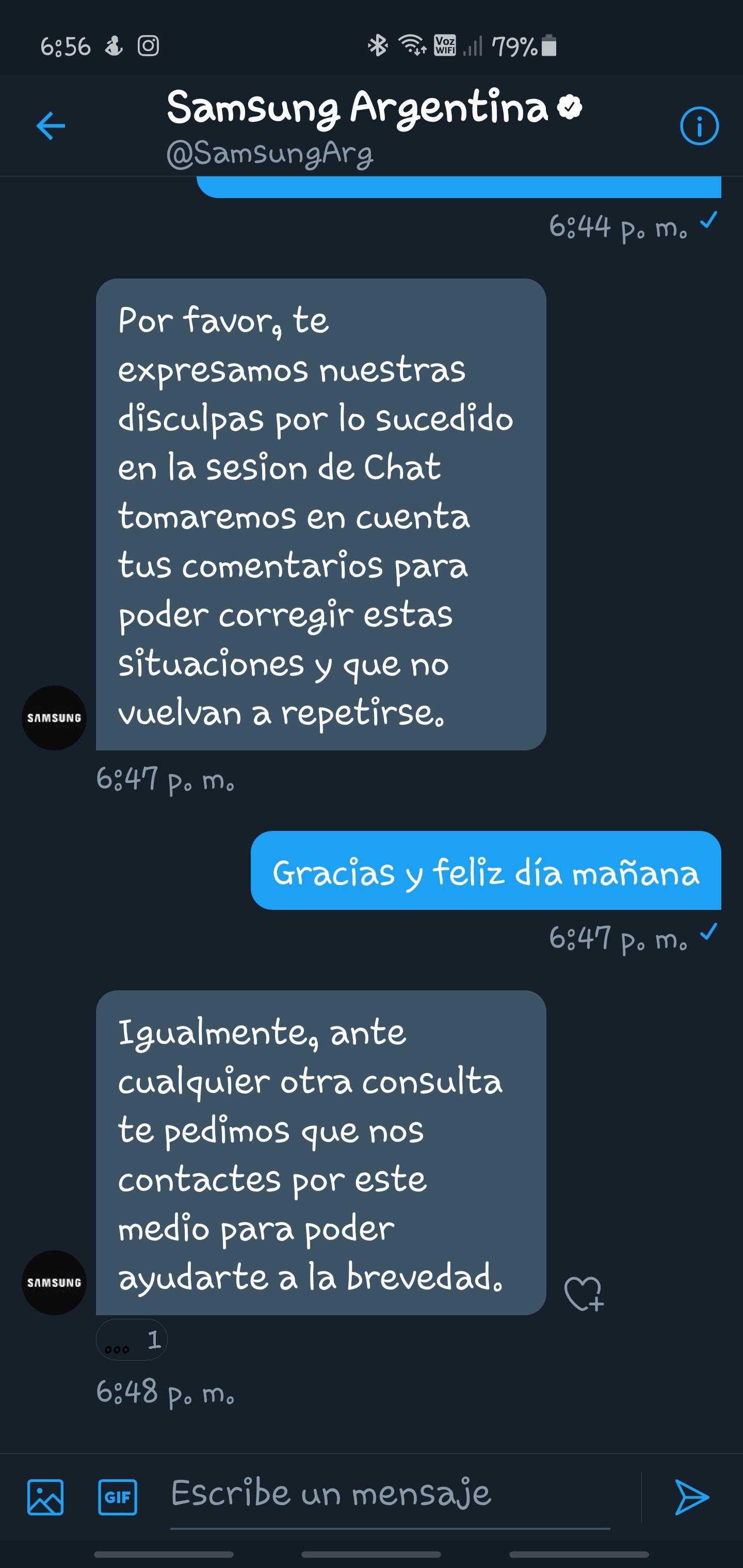 disculpas aceptadas - Samsung Members
