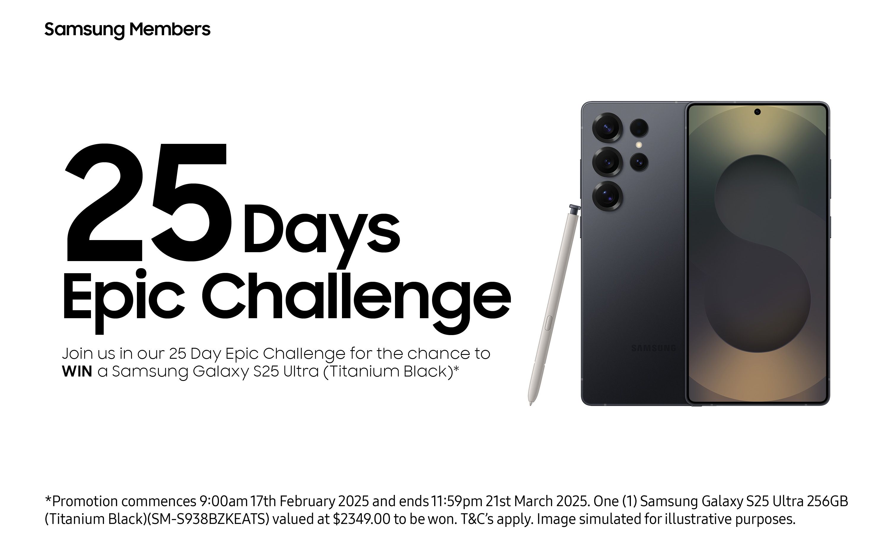 25 Days Epic Challenge - Challenge #20 - Samsung Members