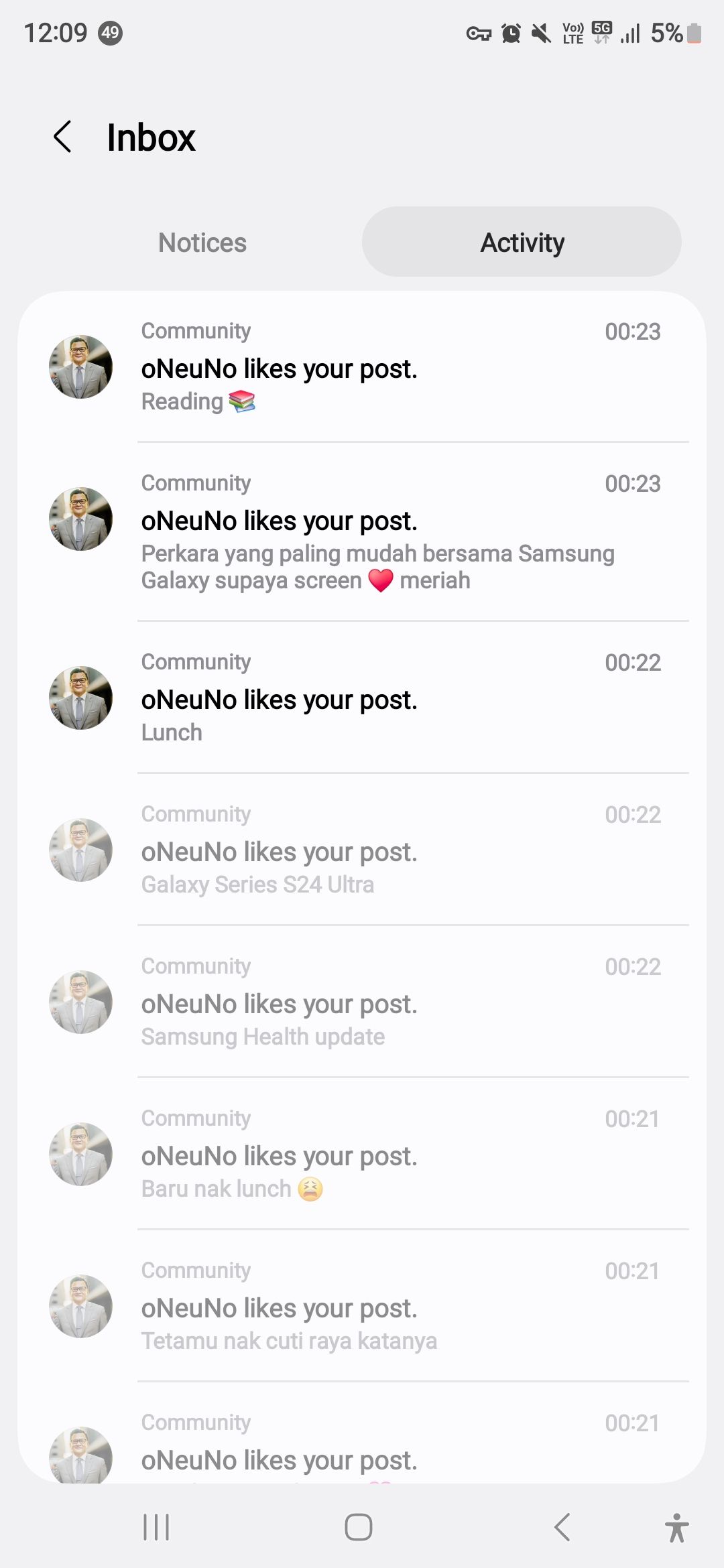 Notification Column! - Samsung Members