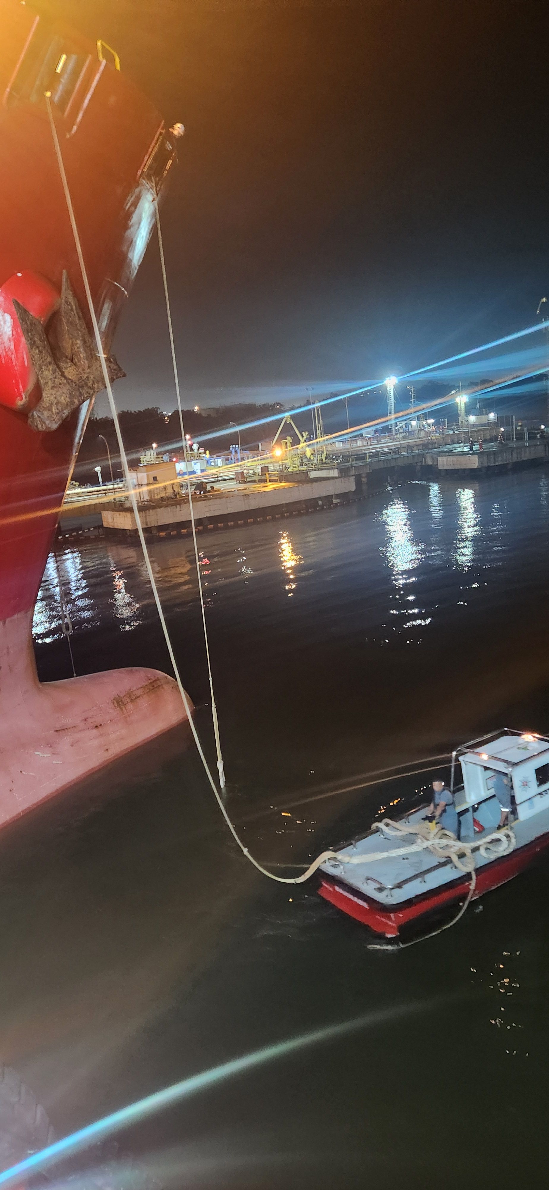 Como os cabos do Navio chegam ao Cais. - Samsung Members