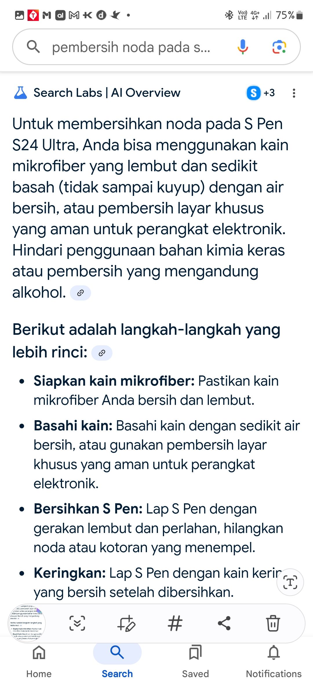 Noda kunyit pada s pen - Samsung Members