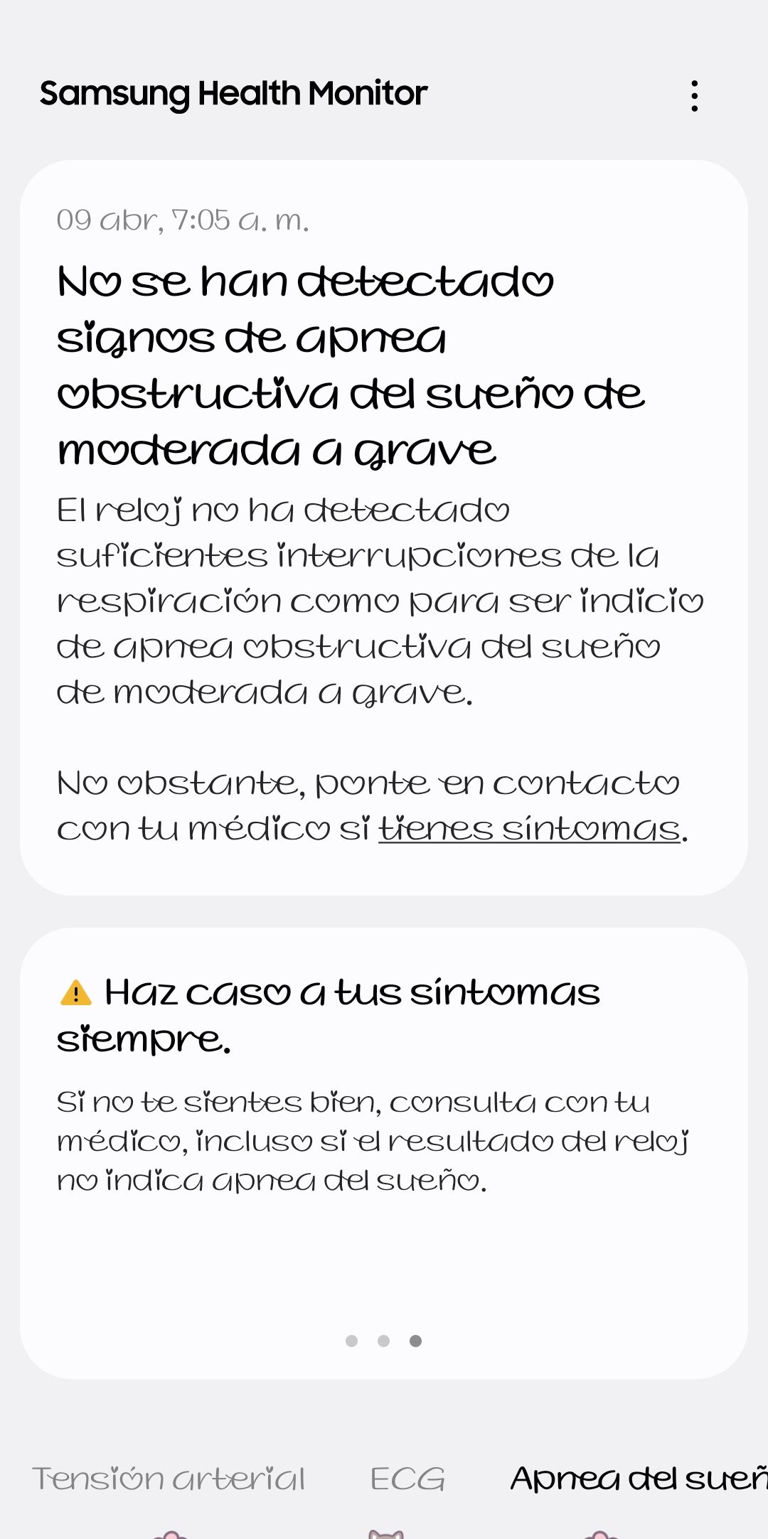 💤⌚️Mi experiencia con Samsung Heath Monitor para ... - Samsung Members