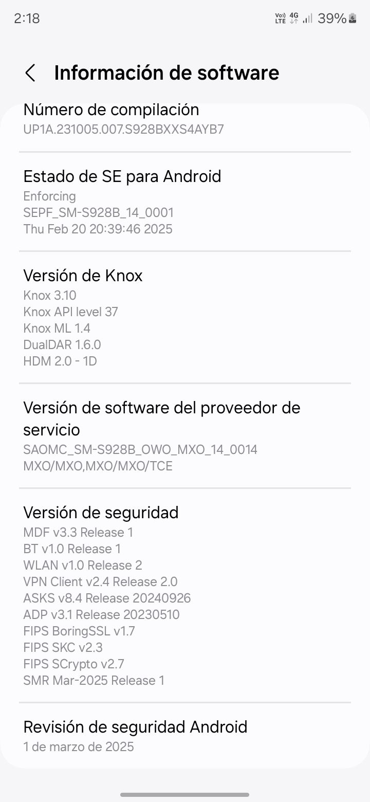 Cambio de SCS - Samsung Members