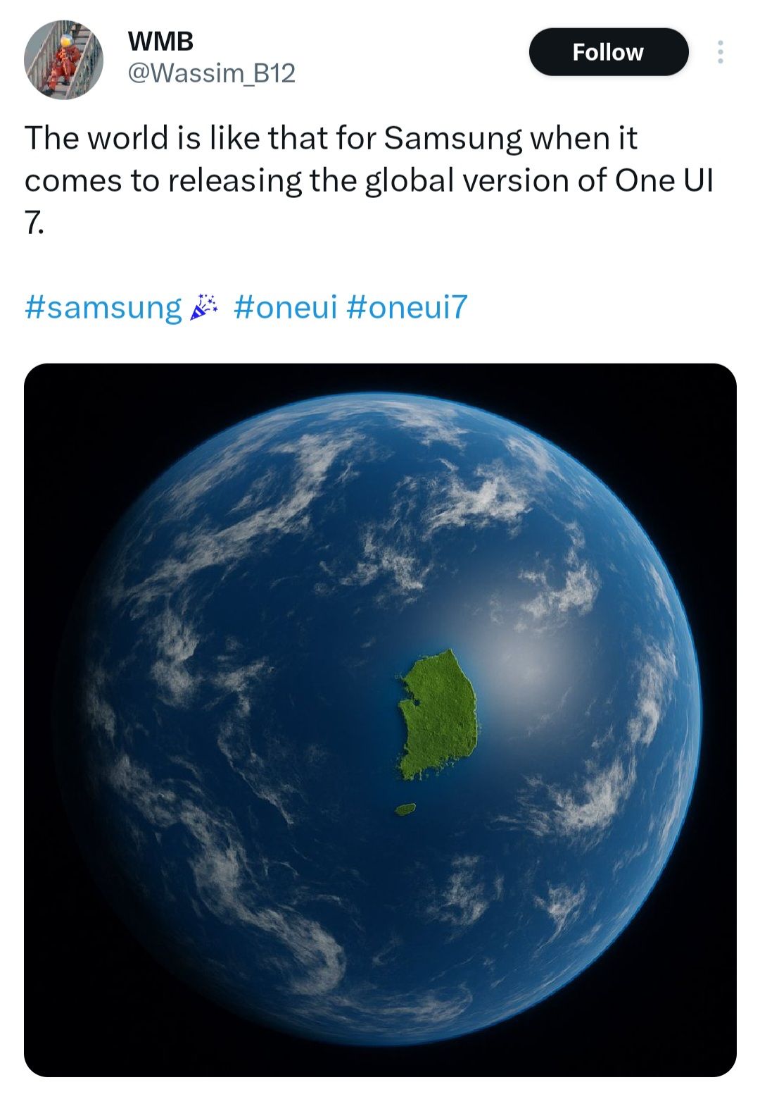 Meme one ui7 - Samsung Members